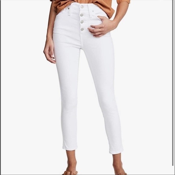 Madewell | Jeans | Madewell Womens High Rise Button Front Skinny Jeans ...
